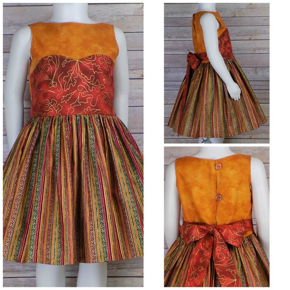 Girls Thanksgiving Dress Fall Dress Autumn Dress Fall | Etsy
