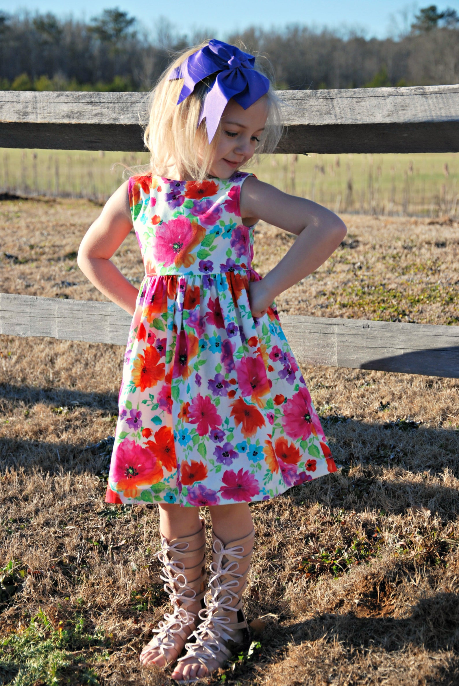 Girls Spring Dress, Girls Easter Dress, Mother Day Dress, Floral Dress ...