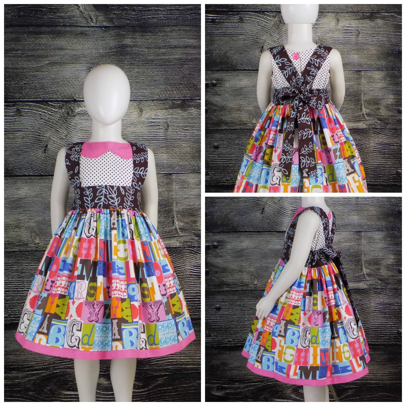 School Dress ABC Back to School Alphabet First Day Girl - Etsy