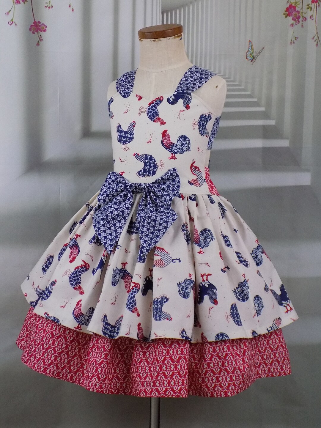 Chicken Dress Chicken Pageant Outfit, Open Back, Birthday, Farm ...