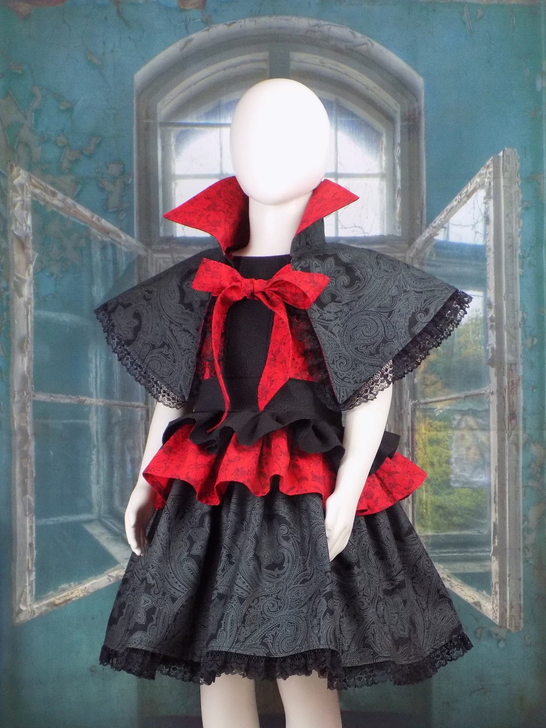 Vampire Costume, Girls Halloween Costume, Pageant OOC, Theme Wear ...