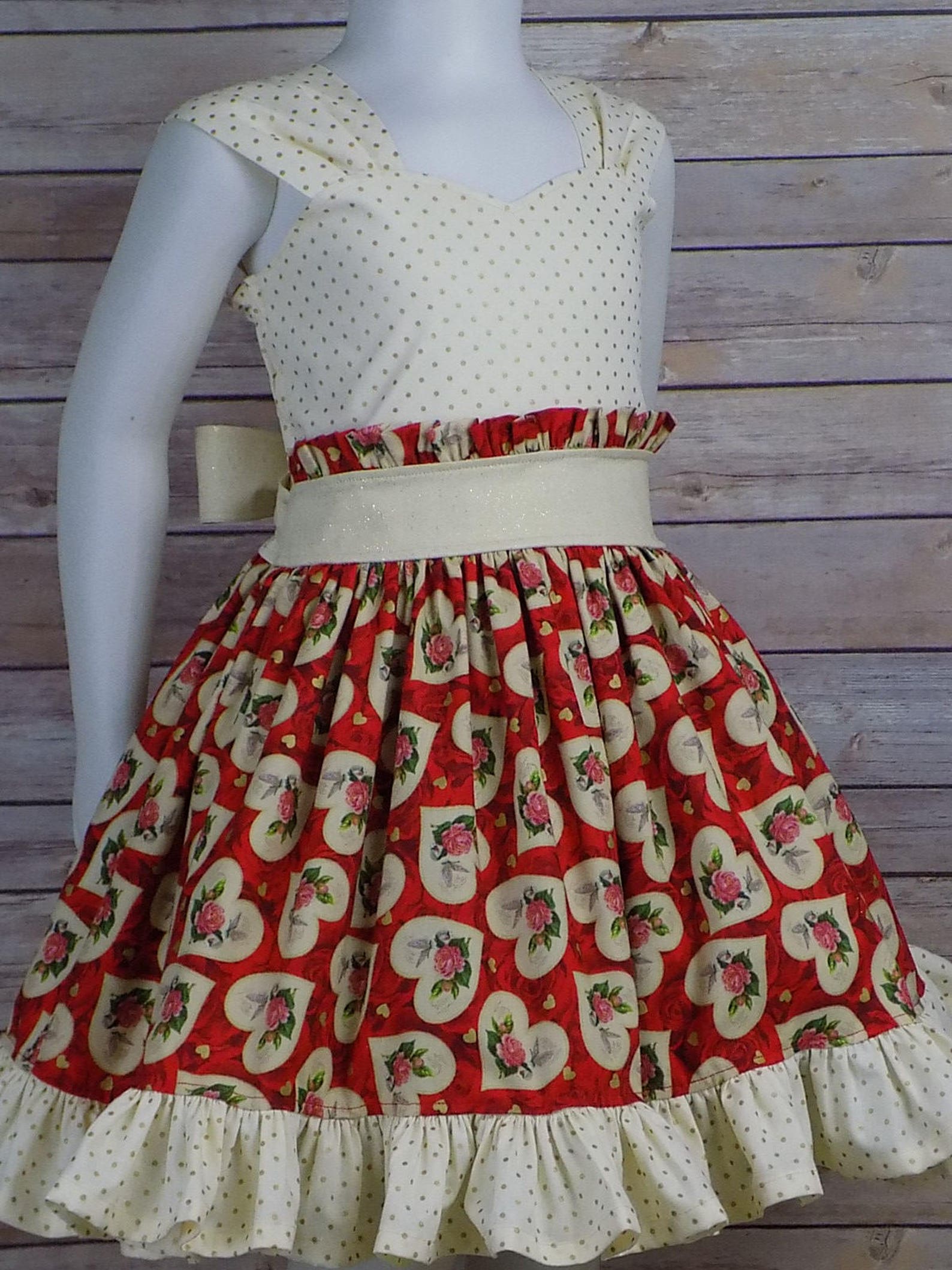 Girls Valentine Dress, Fancy, Valentine's Day Dress, Boutique, Ruffles ...
