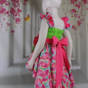 Girls Watermelon Outfit, Pageant, Watermelon Casual Wear, 1st Birthday ...
