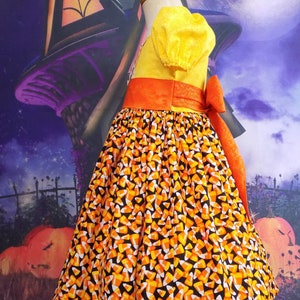 CANDY CORN Dress, Girls HALLOWEEN Dress, Clothing, Clothes, Outfit ...