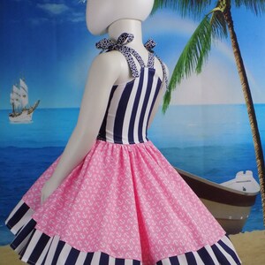 Anchor Dress, Nautical, Sailor, High Low, Pageant, Casual Wear, OOC ...