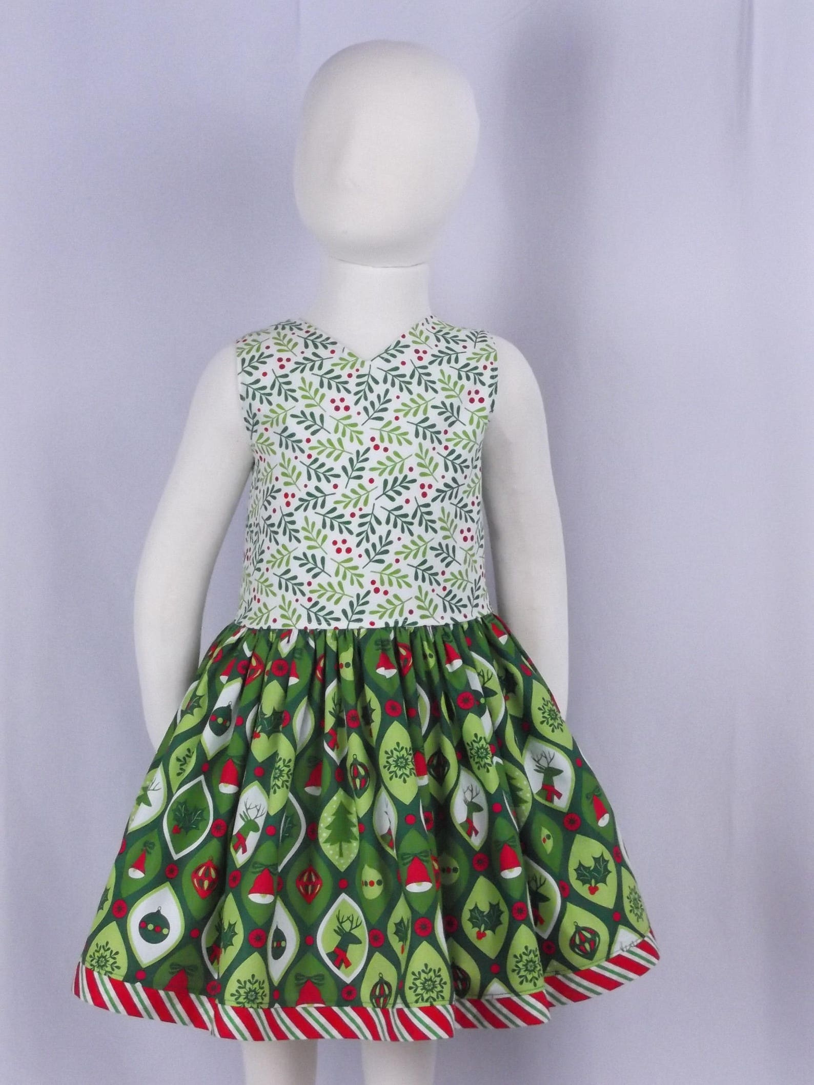 Girl, Christmas Dress, Toddler, Holiday Dress, Baby, Red Green Dress ...