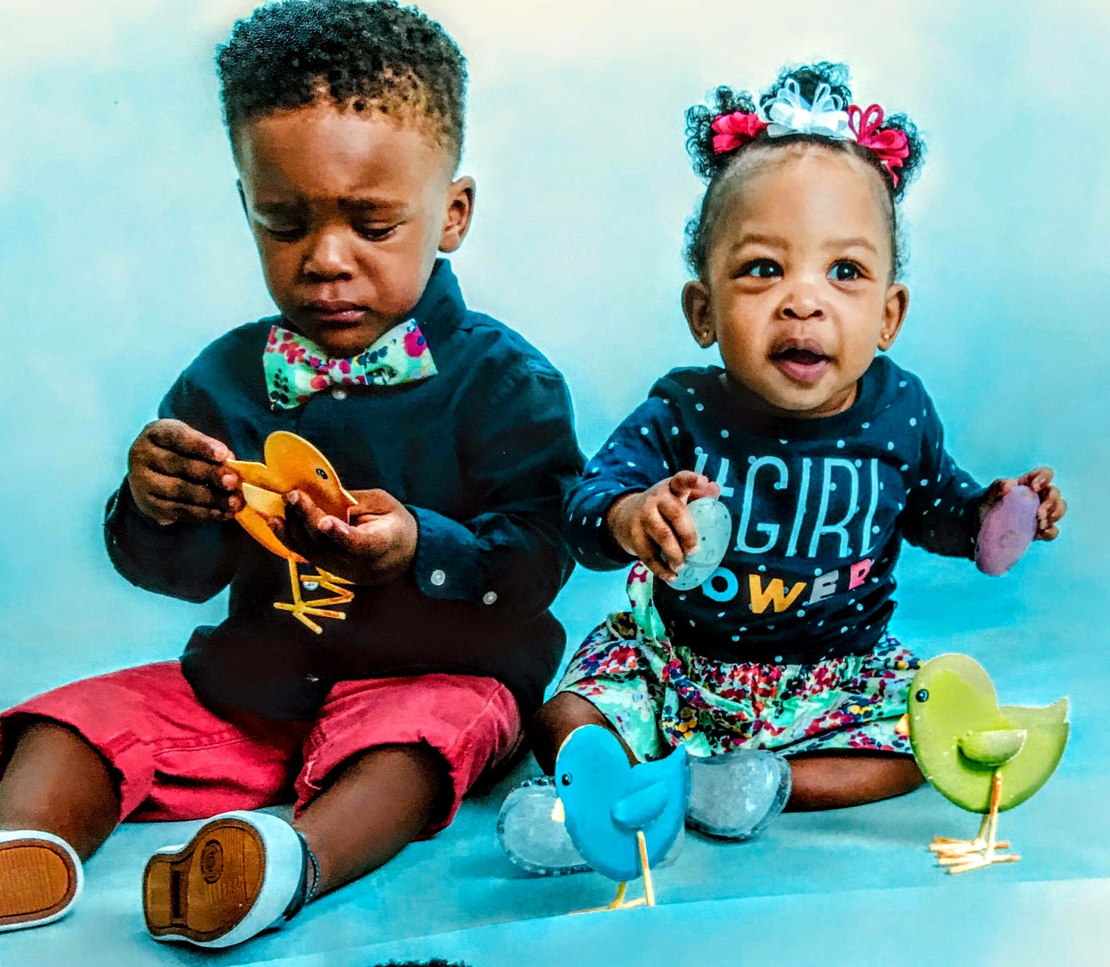 Boy Bow Tie Matching Outfit Brother Sister Sibling Set - Etsy