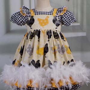 Chicken Dress, Chicken Pageant, Farm Dress, Girl, 1st Birthday, Western ...