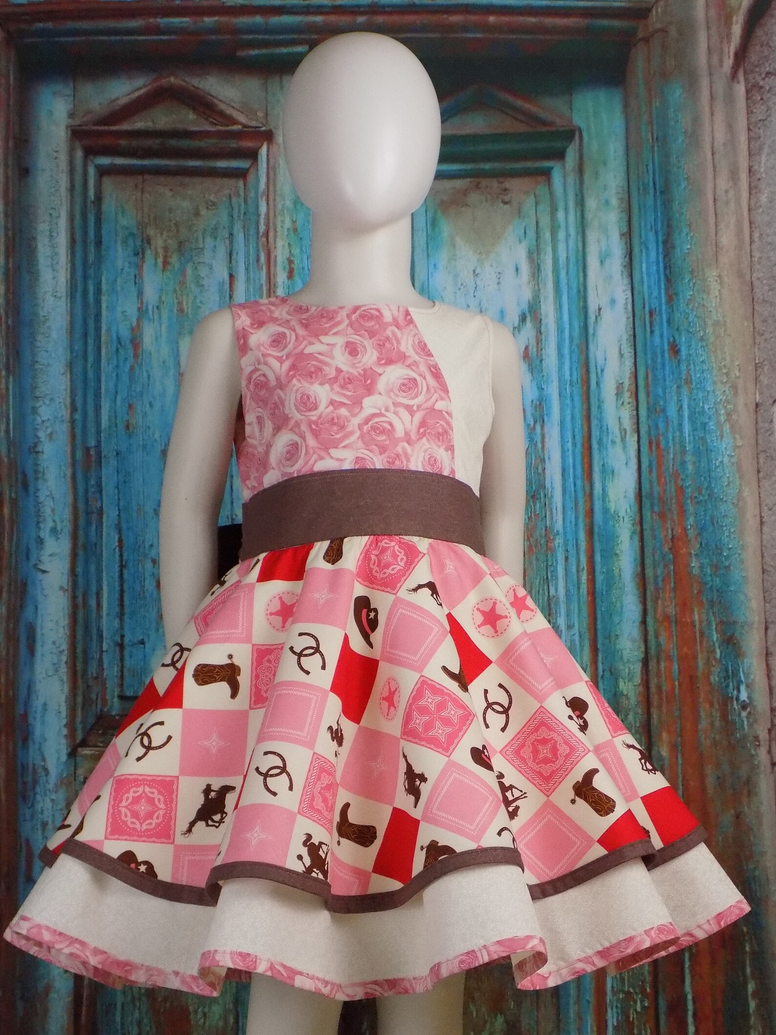 Cowgirl Dress Girl Western Wear OOC Pageant Outfit - Etsy