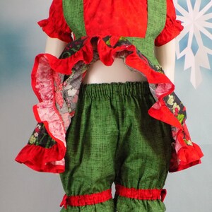 Christmas Pageant, Outfit, Casual Wear, OOC, Tunic Bloomers, Red, Green ...