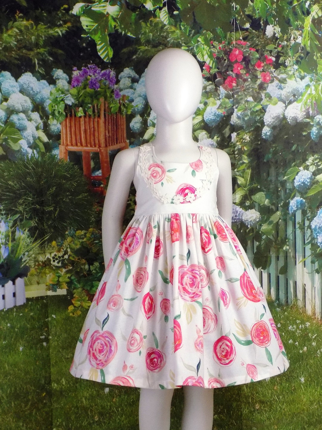 Girl, Sundress, Halter Dress, Open Back, Summer Dress, Sun, Floral ...