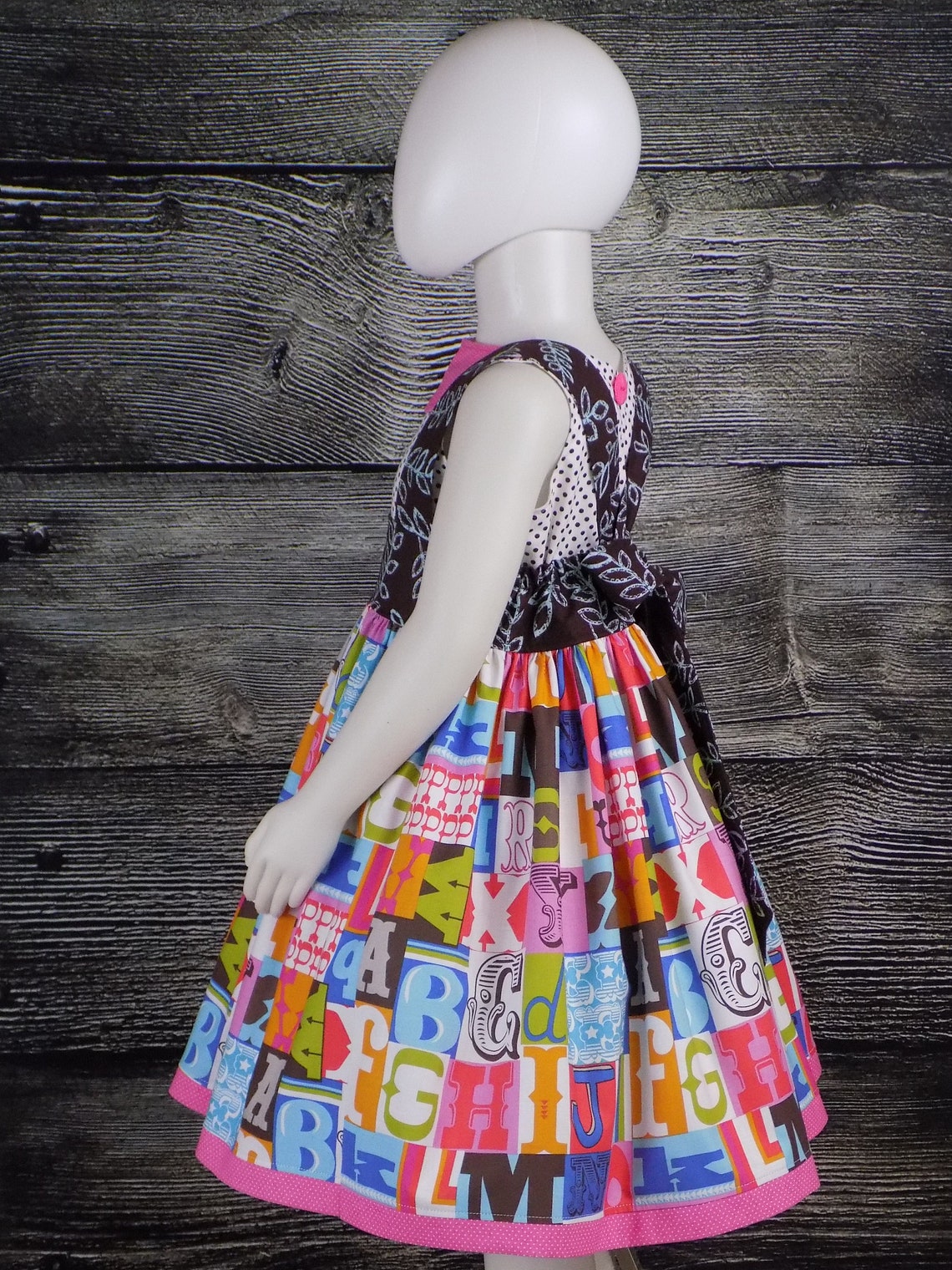 School Dress ABC Back to School Alphabet First Day Girl | Etsy