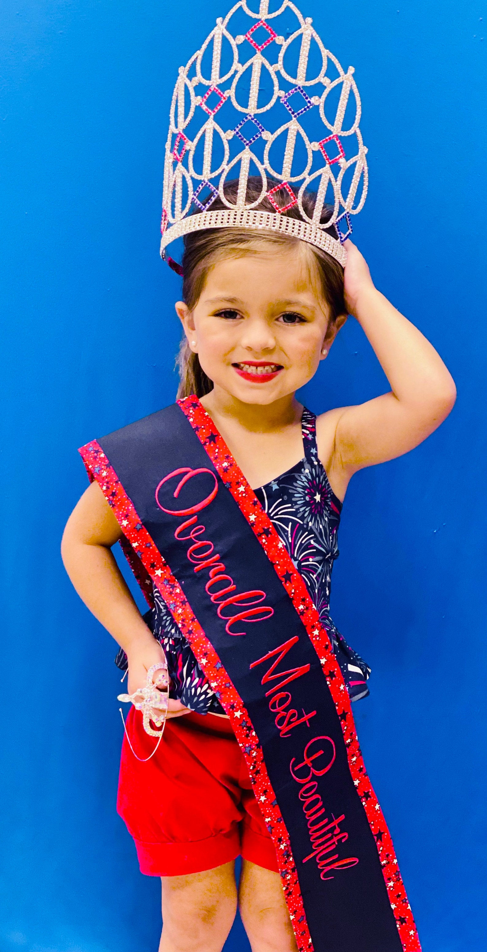 Patriotic Pageant Wear Girls 4th Of July Outfit Red White Etsy