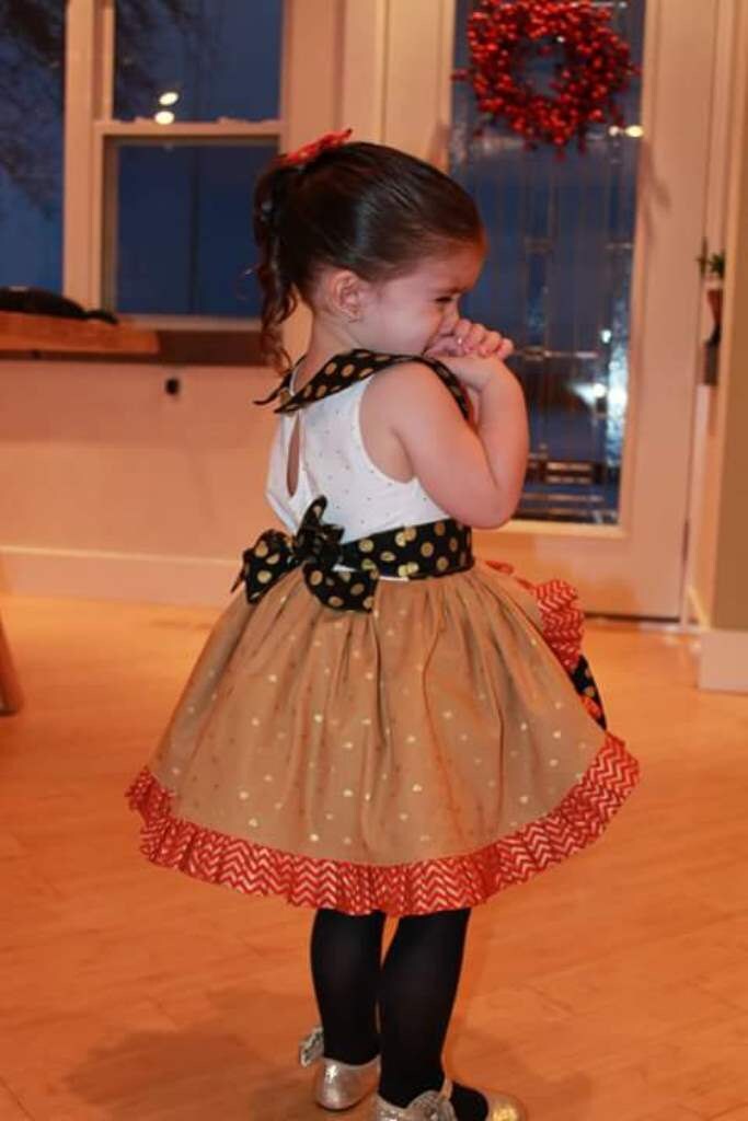 Pageant Wear OOC Girls Black Gold Dress Fancy Dress | Etsy