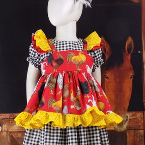Chicken Dress, Chicken Pageant, Farm Dress, Girl, 1st Birthday, Western ...