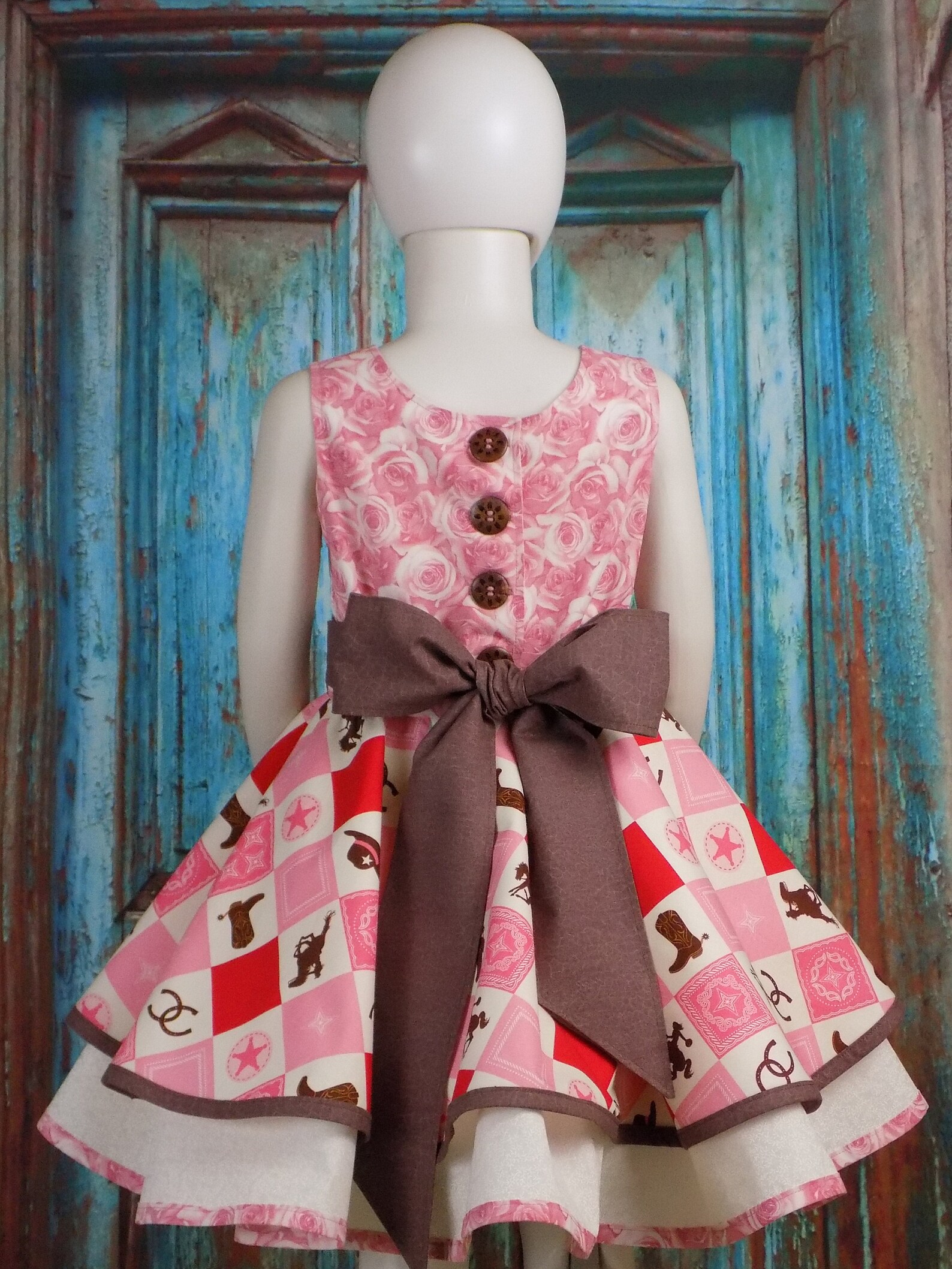 Cowgirl Dress Girl Western Wear OOC Pageant Outfit - Etsy