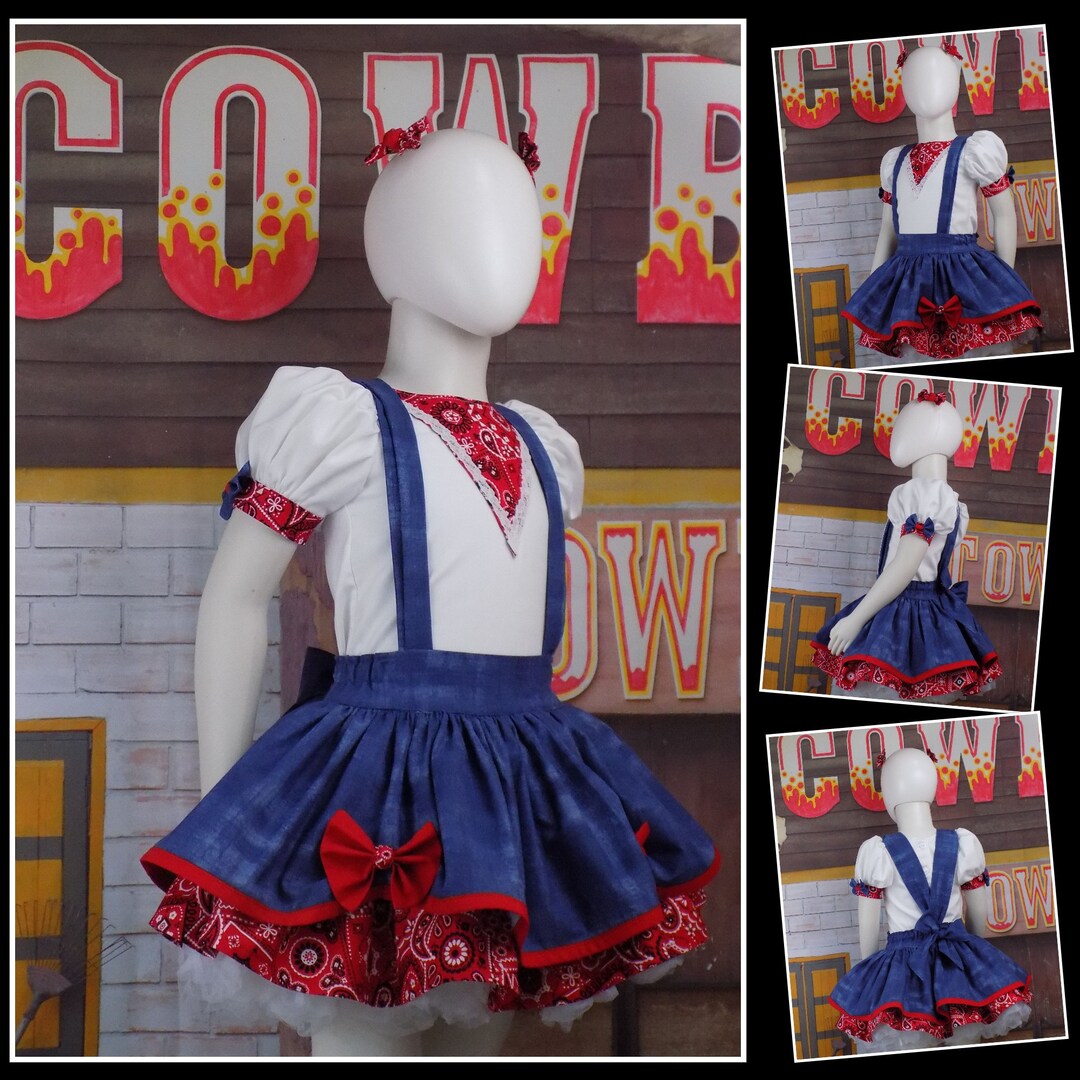 Denim Wear Western Wear Pageant Outfit, Cowboy, Girls, OOC, Rodeo ...