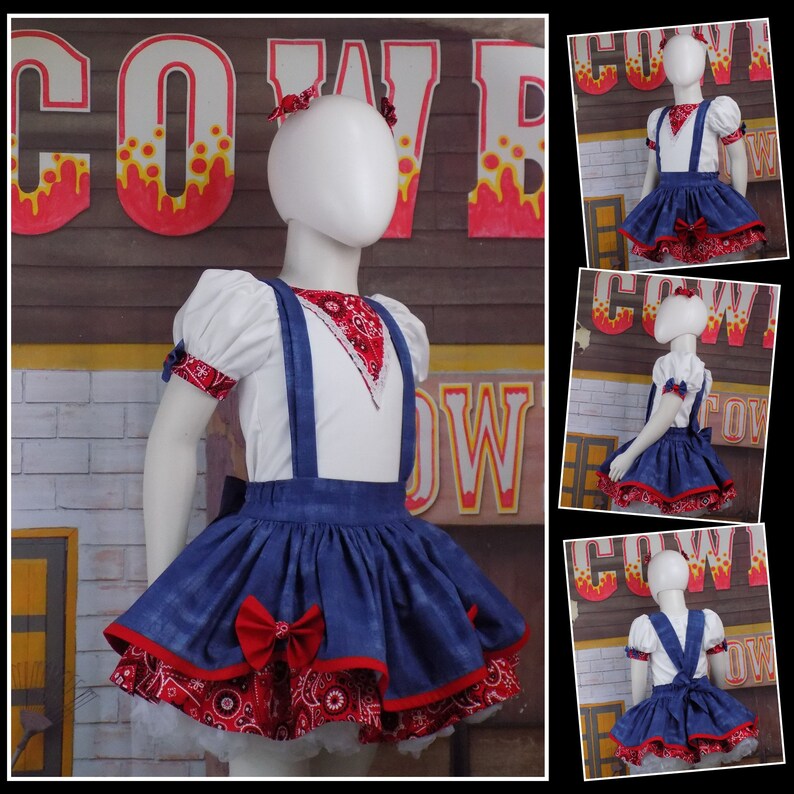 Denim Wear Western Wear Pageant Outfit, Cowboy, Girls, OOC, Rodeo ...