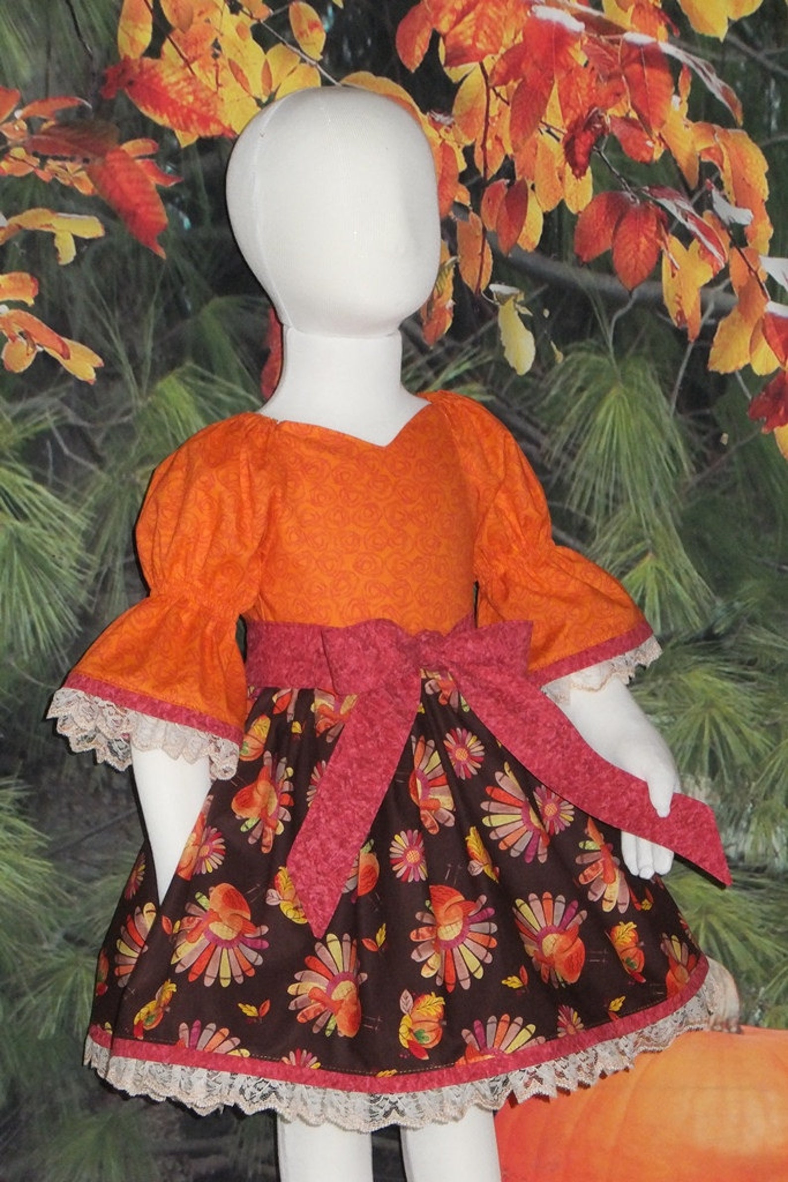 Girls, Turkey Dress, Toddler, Thanksgiving Dress, Fall, Baby, Autumn ...