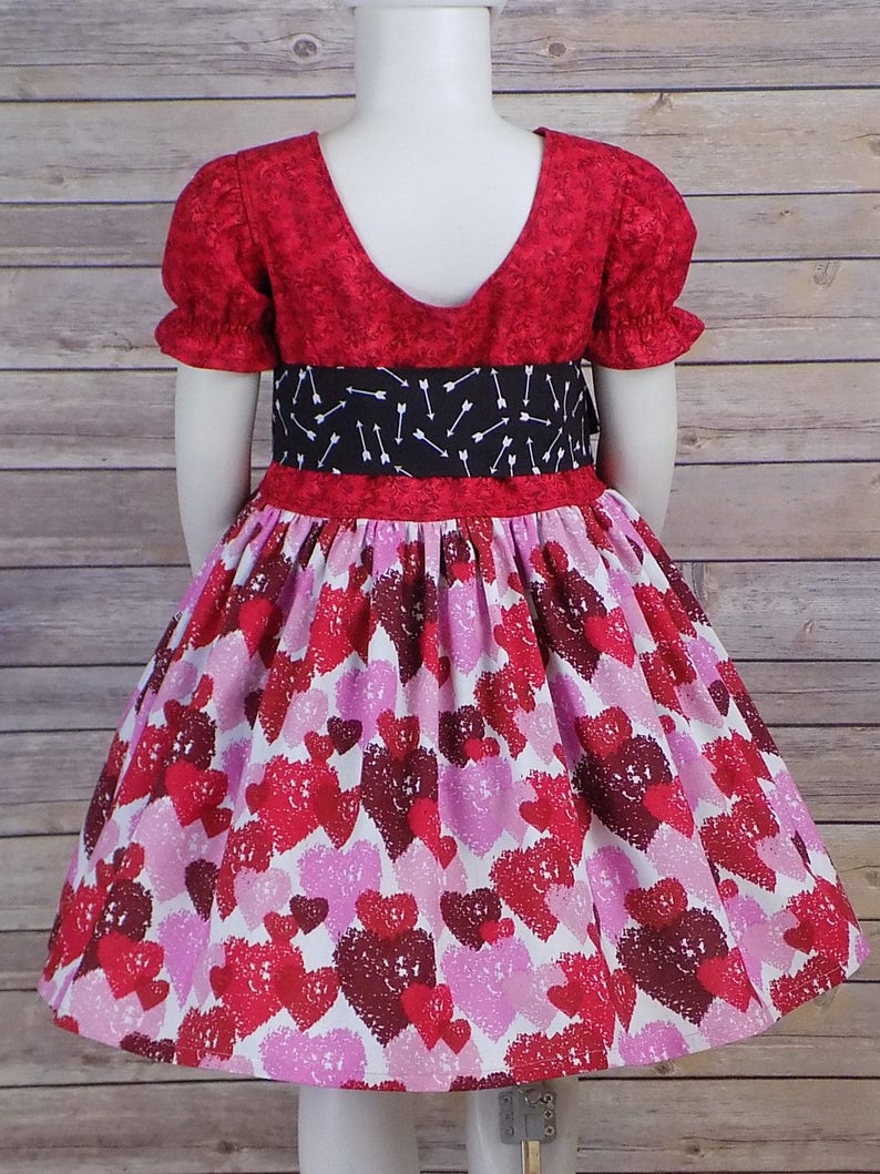 5T Girls Valentines Day Dress Ready to Ship Heart Dress - Etsy