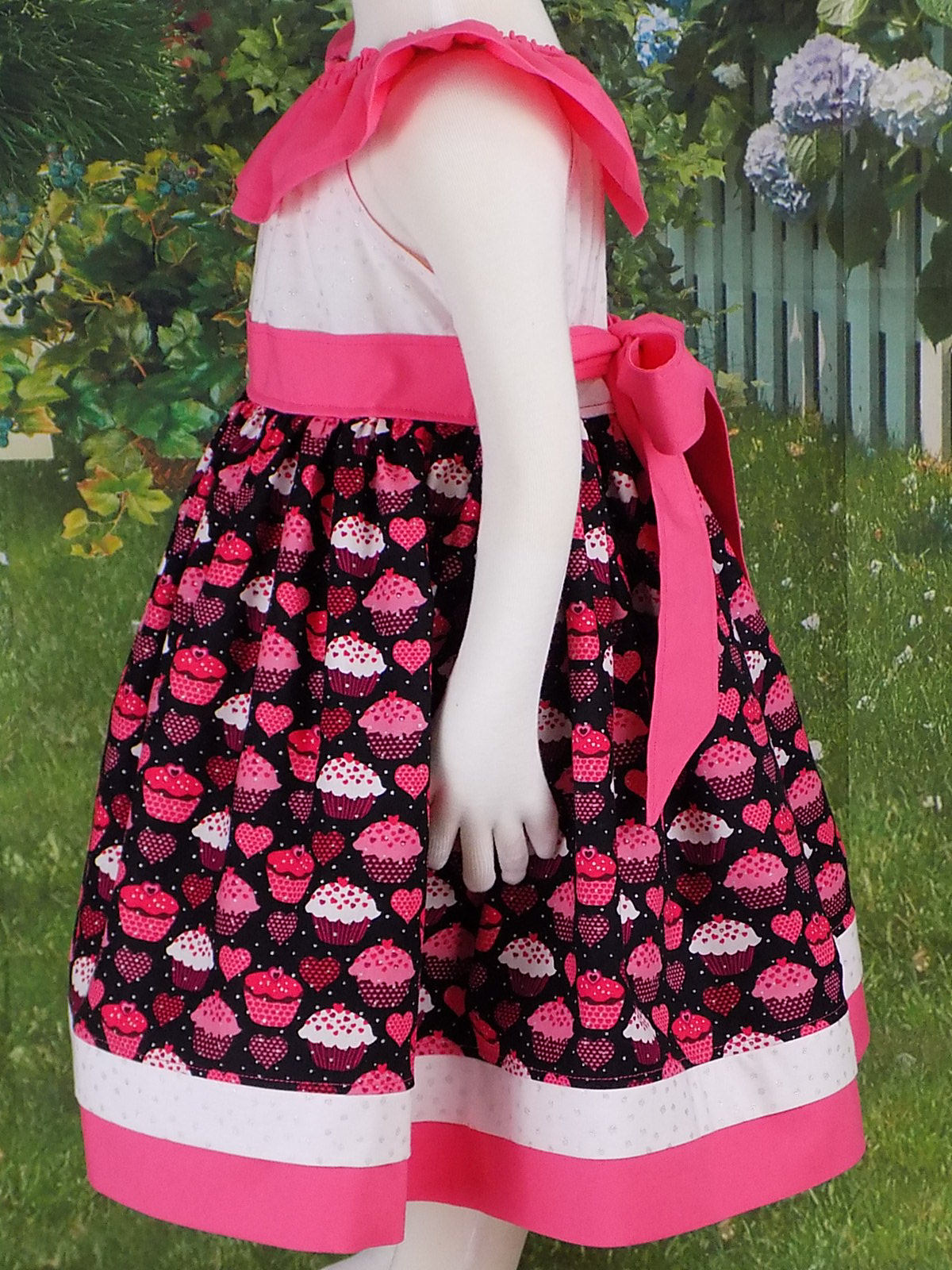 Girl Valentines Dress Cupcake Dress Toddler Birthday | Etsy