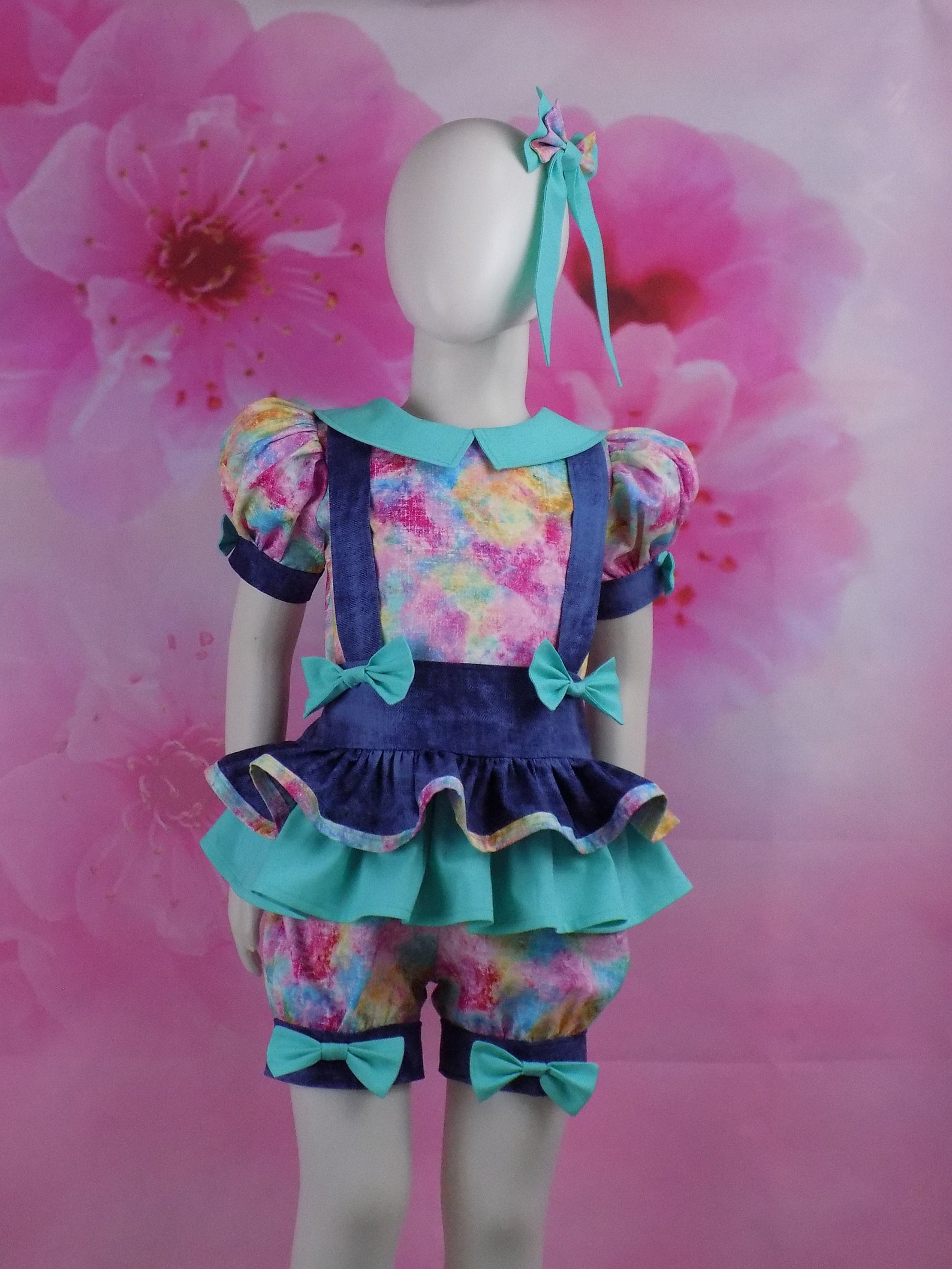 Denim Casual Wear Tie Dye Pageant Wear Casual Wear Spring - Etsy