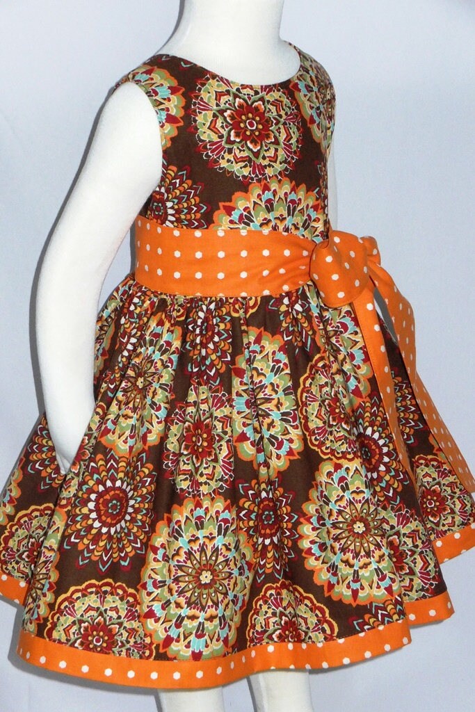 Girl, Fall Dress, Toddler, Thanksgiving Dress, Baby, Autumn Dress ...