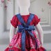 Watermelon Dress Girls Western Dress Country Pageant Denim - Etsy