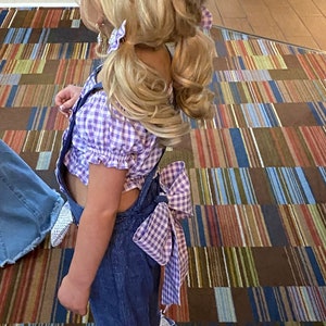 Denim Pageant Overalls, Girls Western Outfit, Denim Wear, Country ...