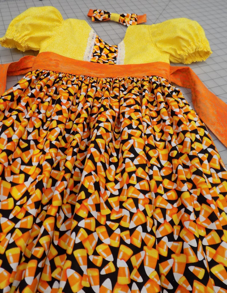 CANDY CORN Dress Girls HALLOWEEN Dress Clothing Clothes - Etsy