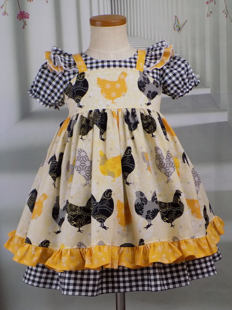 Chicken Dress Chicken Pageant Farm Dress Girl 1st | Etsy