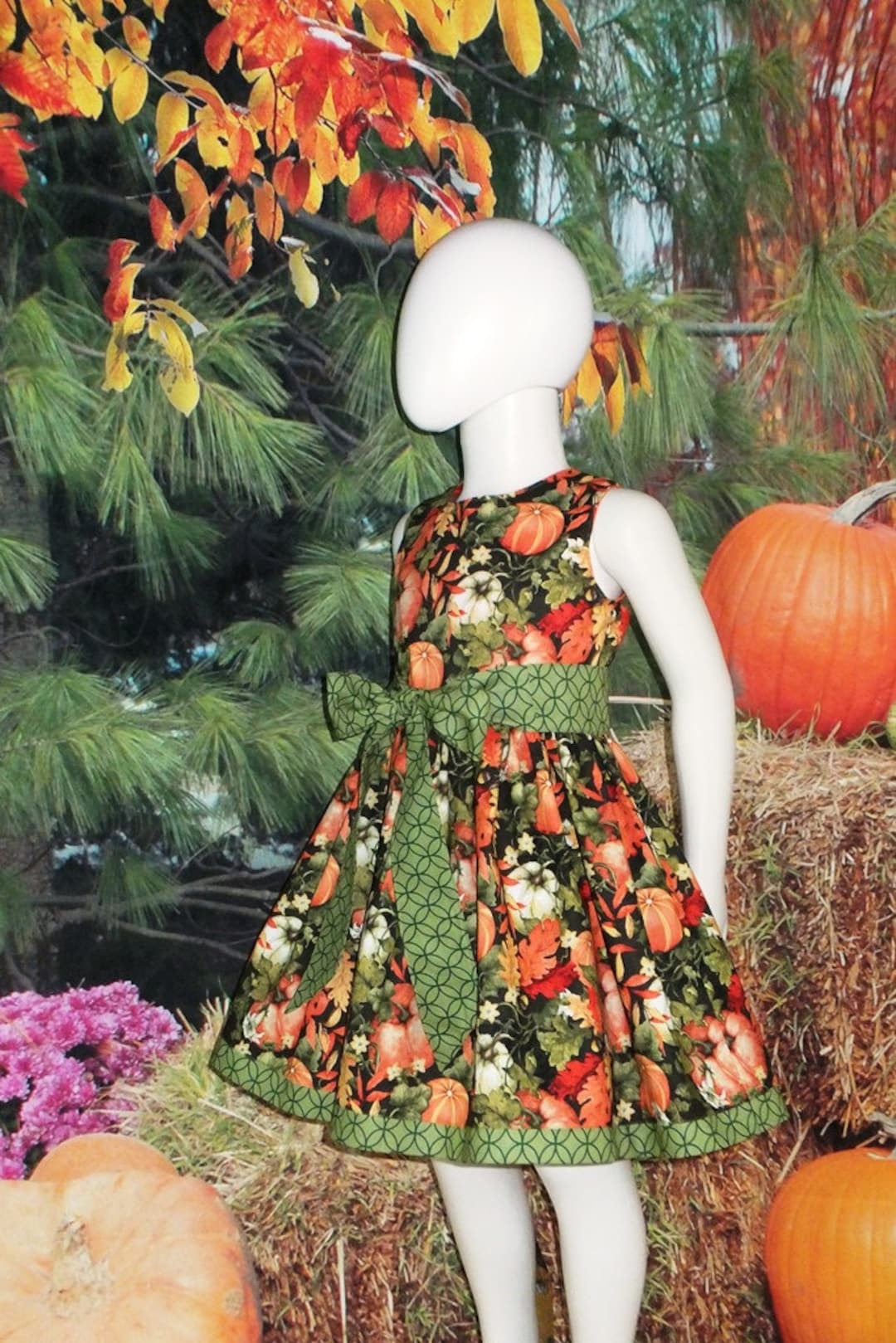 Fall Dress, Girls, Thanksgiving Dress, Toddler, Autumn Dress, Baby ...