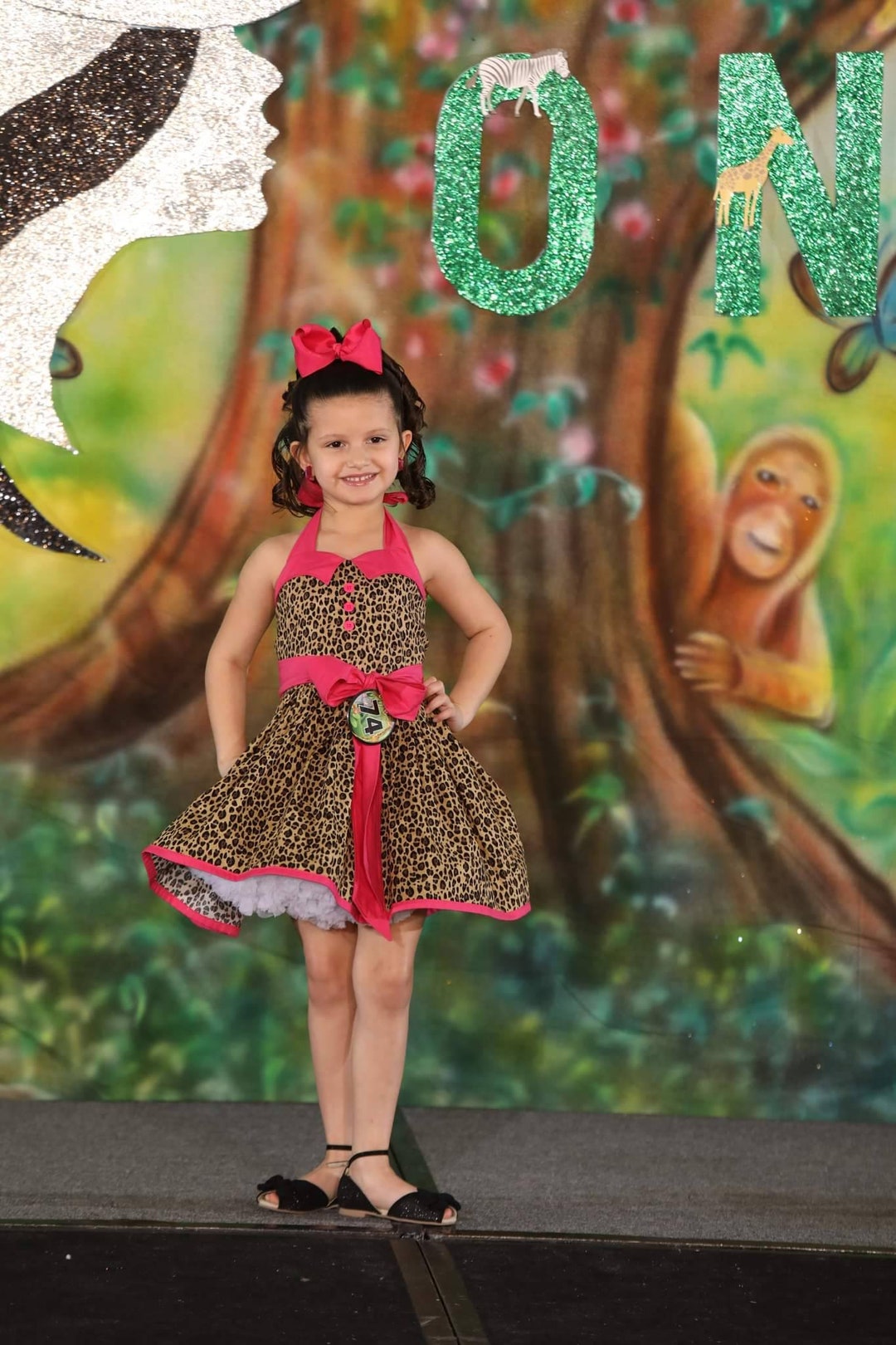 Cheetah 50s Dress Pageant Wear, Outfit of Choice, OOC, Animal Print ...