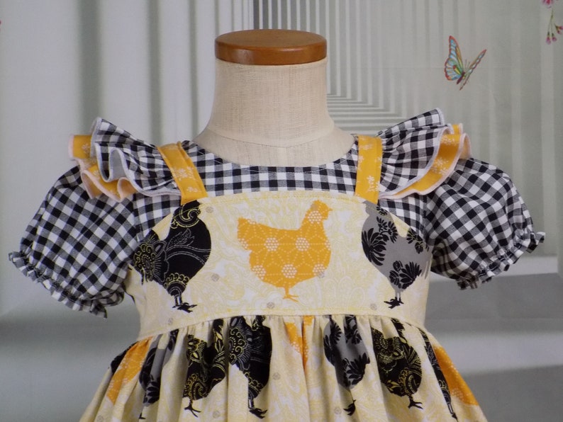 Chicken Dress Chicken Pageant Farm Dress Girl 1st - Etsy