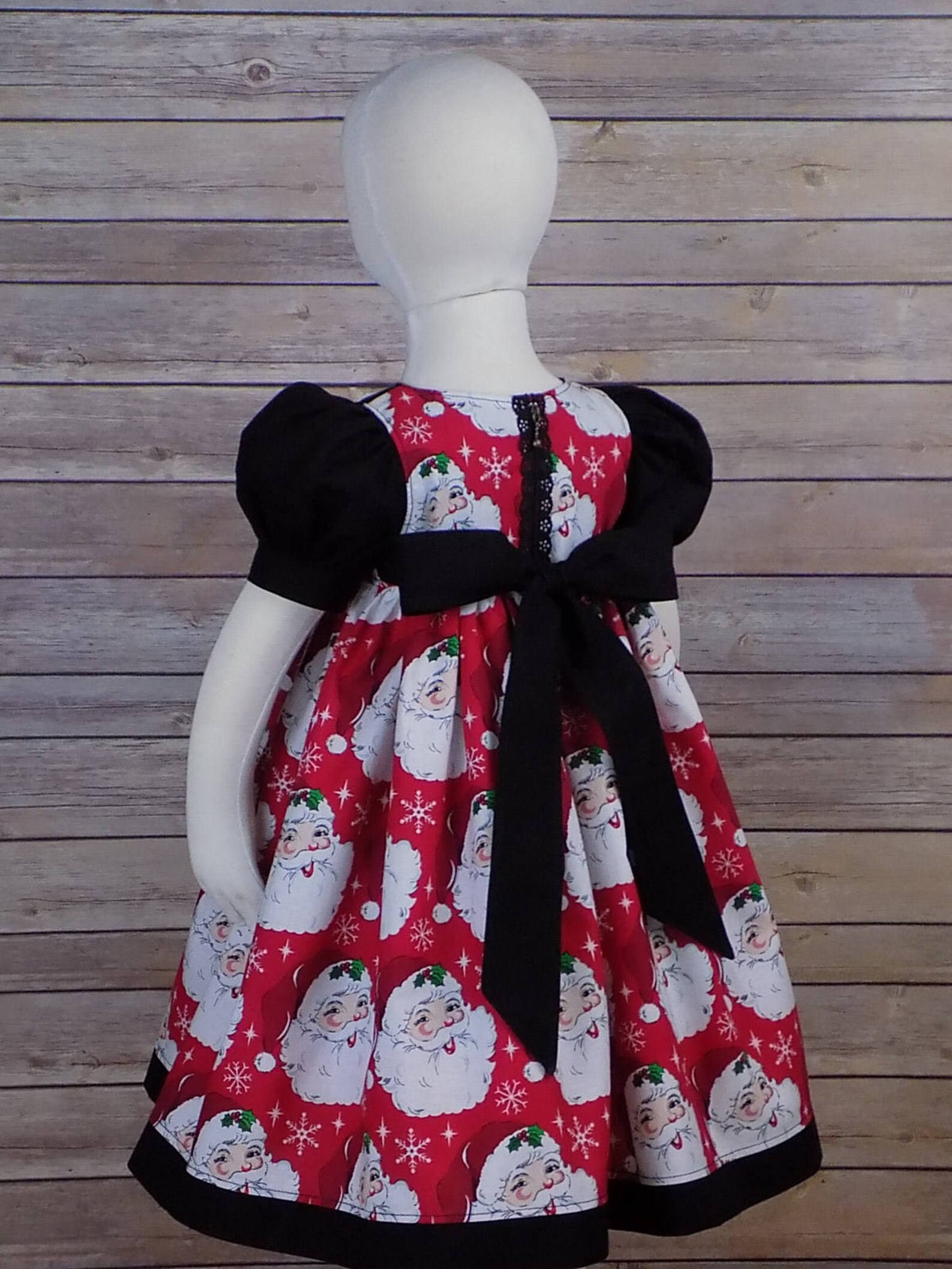 Girls Santa Dress Christmas Dress Red Christmas Dress Girl | Etsy