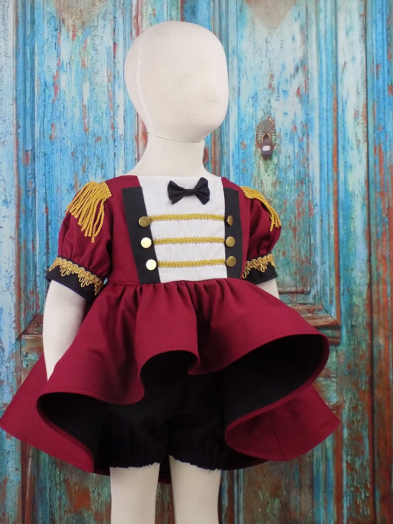 Ringmaster Costume Girls Pageant Wear OOC Showman Circus - Etsy