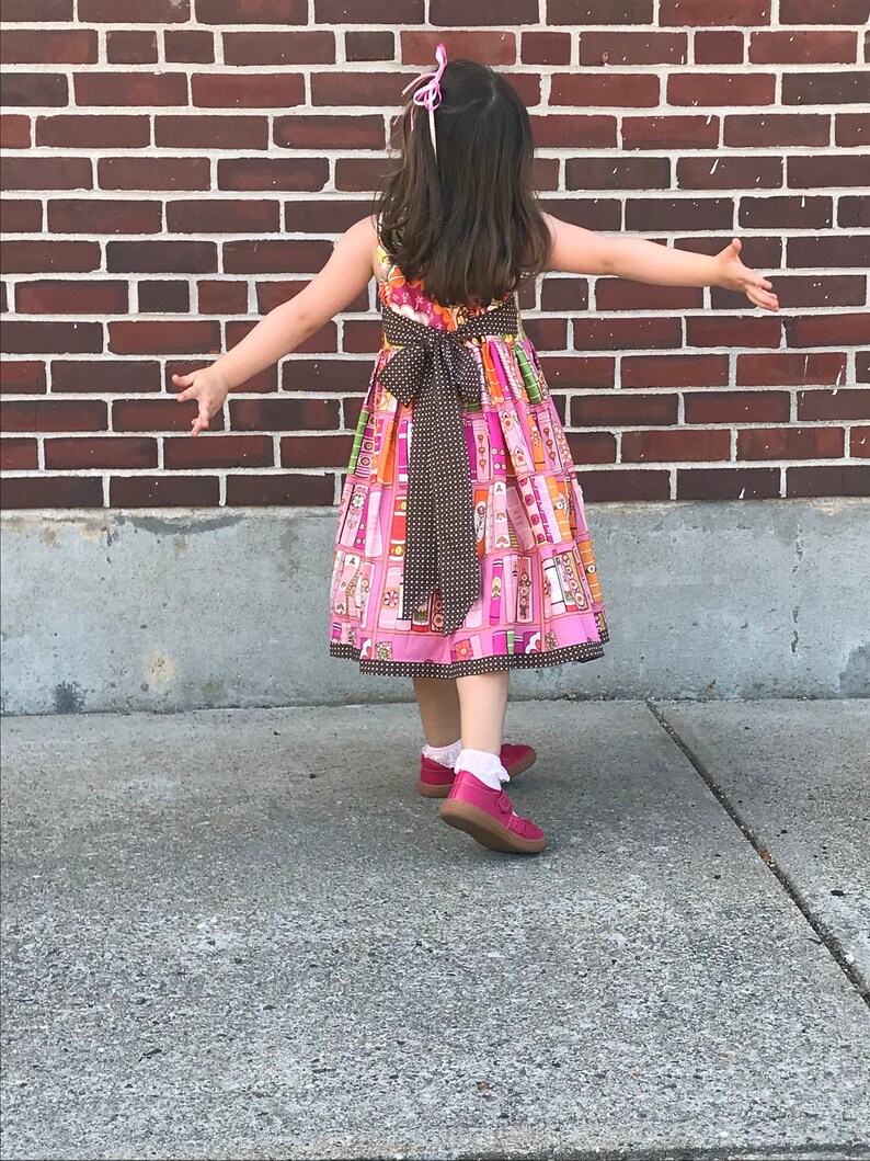 Book Dress School Dress Back to School First Day Reading | Etsy