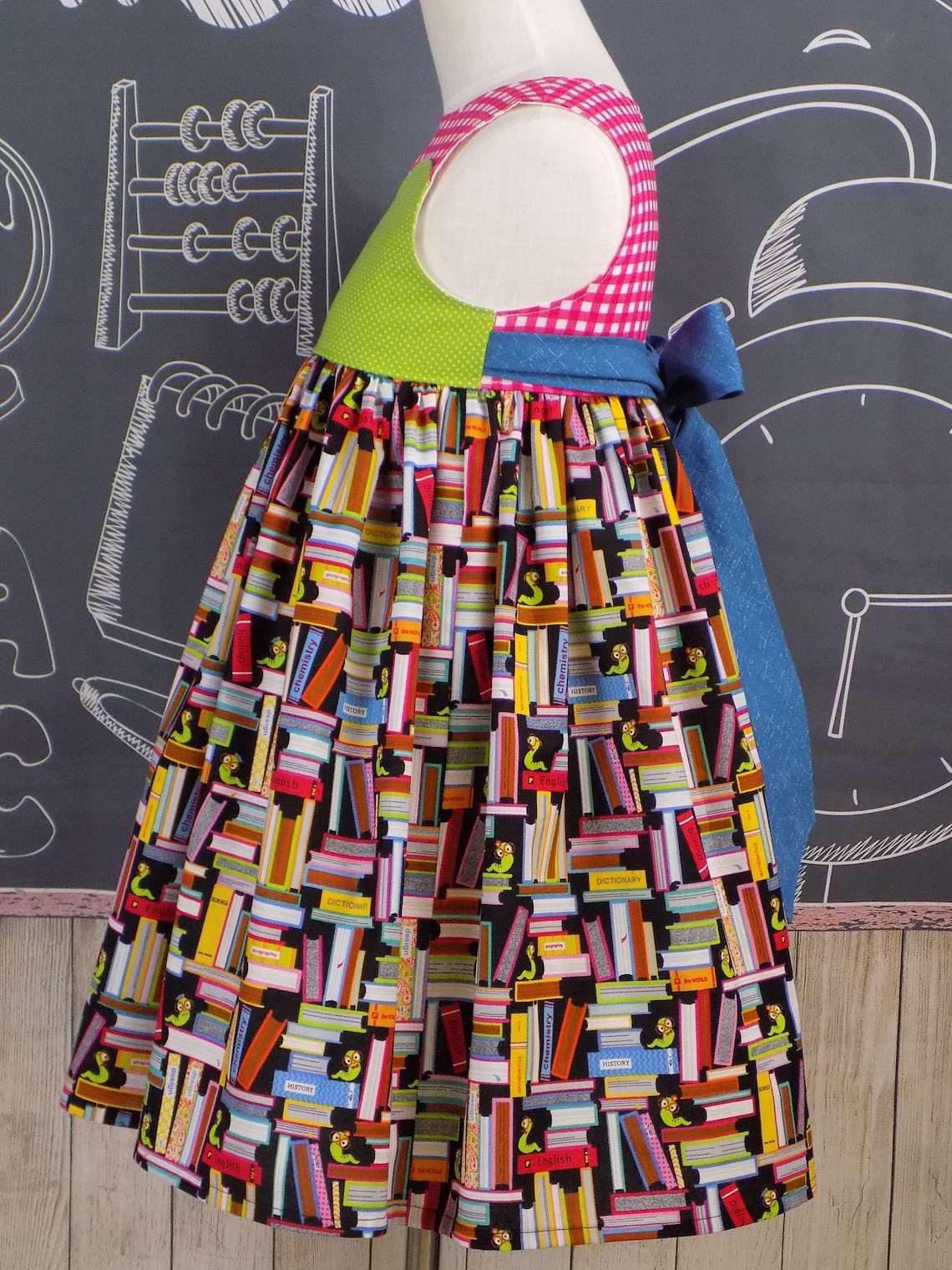 Girls Book Dress, Reading, Book Week, Back to School Dress, First Day ...