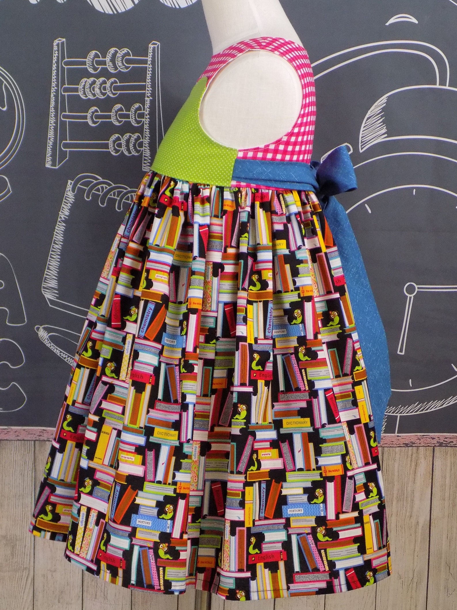 Girls Book Dress, Reading, Book Week, Back to School Dress, First Day ...