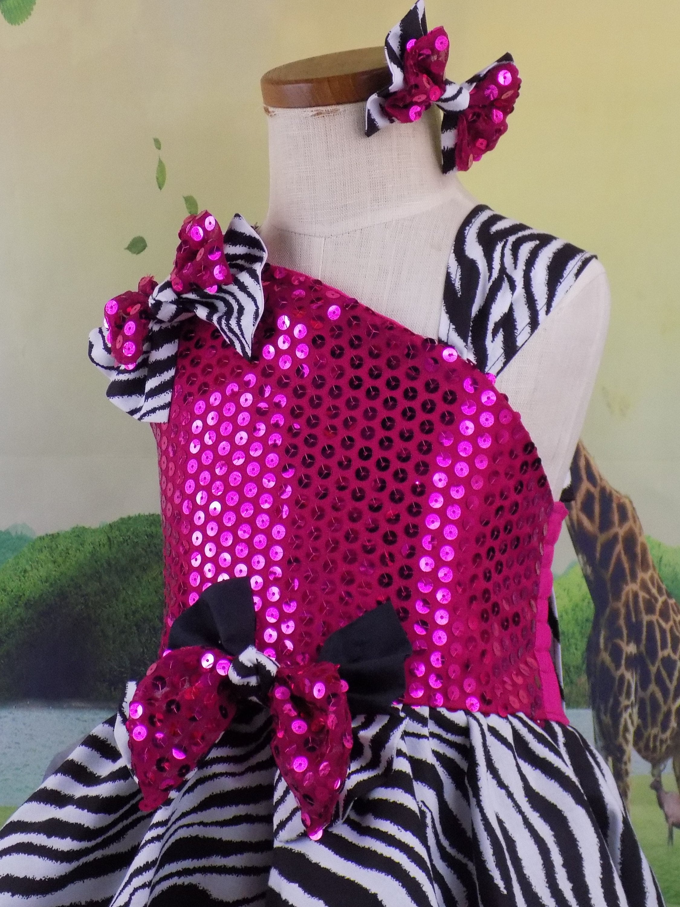 Jungle Pageant Wear, Zebra Outfit, Birthday Party, Wild Wear Set ...