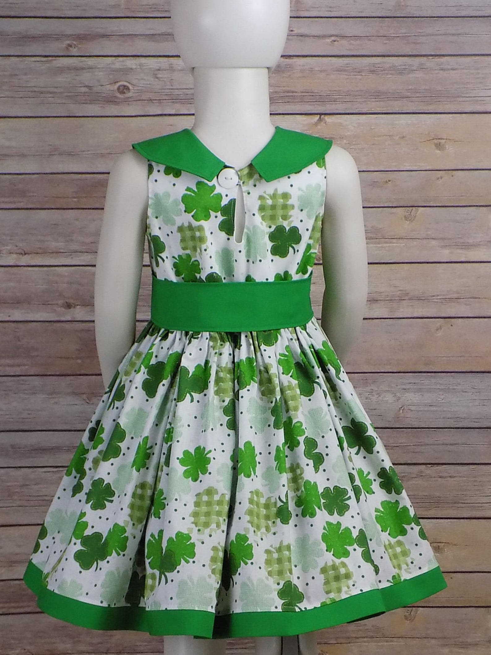 St Patricks Day Dress, Girl, Shamrock, Patty, Green, Toddler, Parade ...