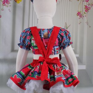 Girls Watermelon Outfit, Watermelon Pageant, Birthday Party, Watermelon ...