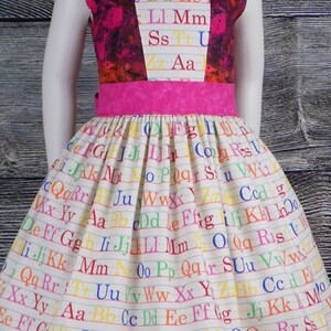 Girls, ABC, School Dress, Outfit, Back to School, Alphabet, Clothing ...
