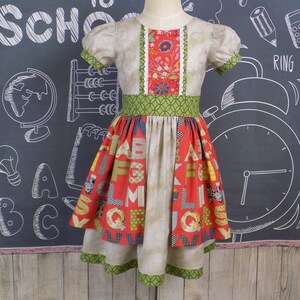 Back to School Dress, ABC, First Day, Alphabet, Girls, Kindergarten ...