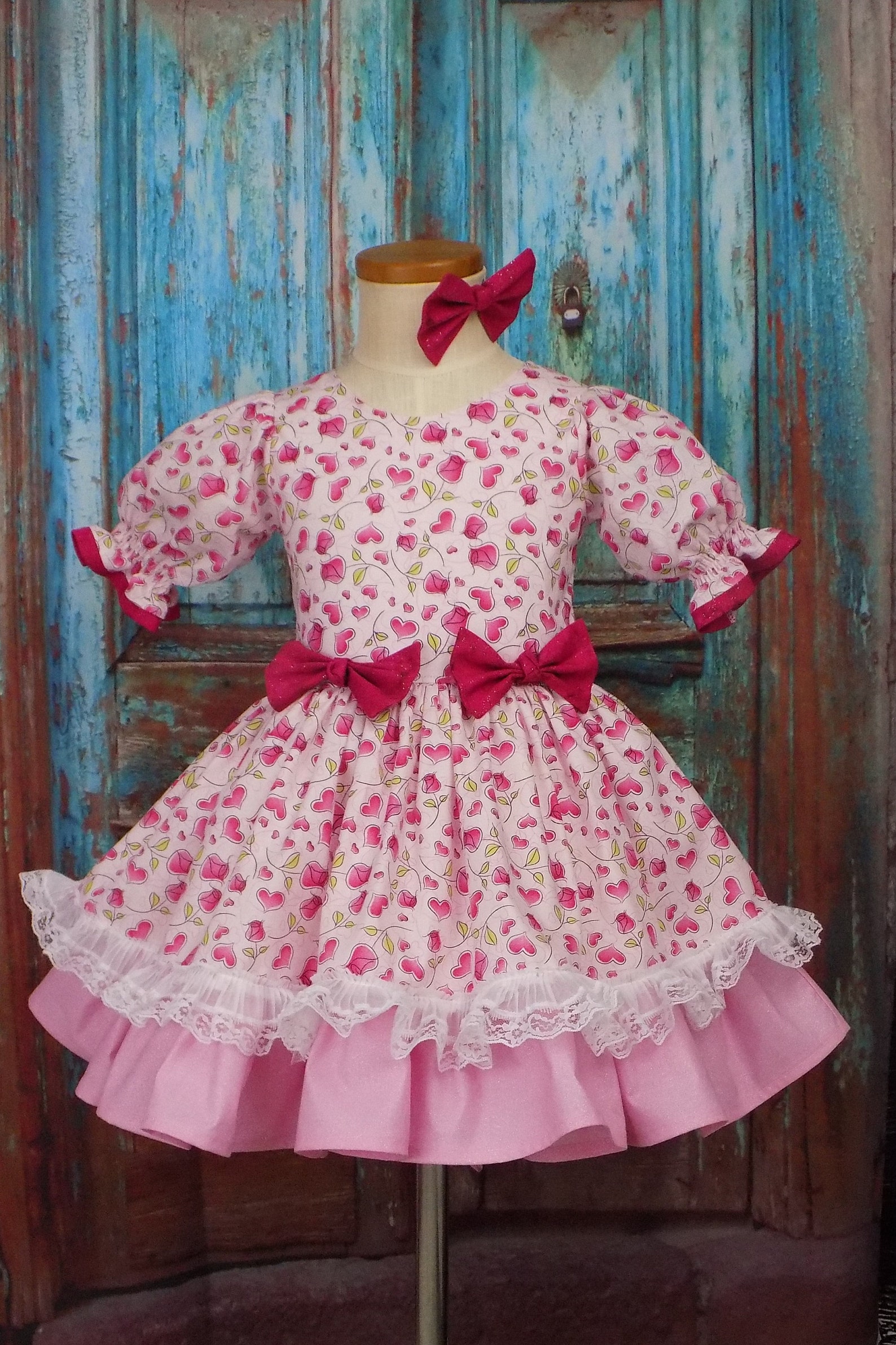 Pink Pageant Dress, Pink Pageant Wear, Pink OOC, Valentine Pageant ...
