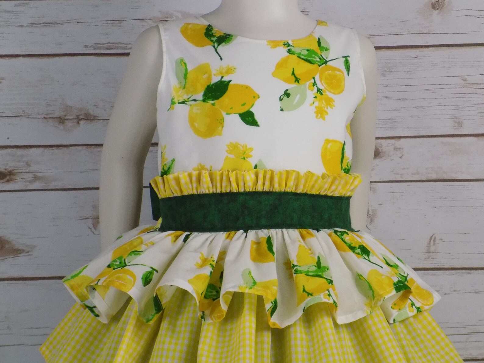 Girls Lemon Dress, Casual Wear, OOC, Natural, Pageant, Sunday Best ...