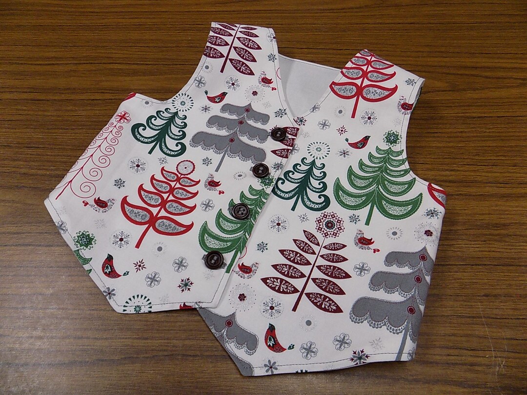 Christmas Vest, Boys, Tree, Holiday, Vest, Brother Sister, Sibling, Set ...