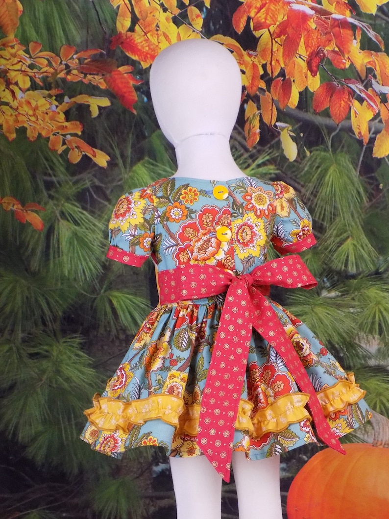 Fall Dress, Girls, Thanksgiving Dress, Toddler, Autumn Dress, Baby ...