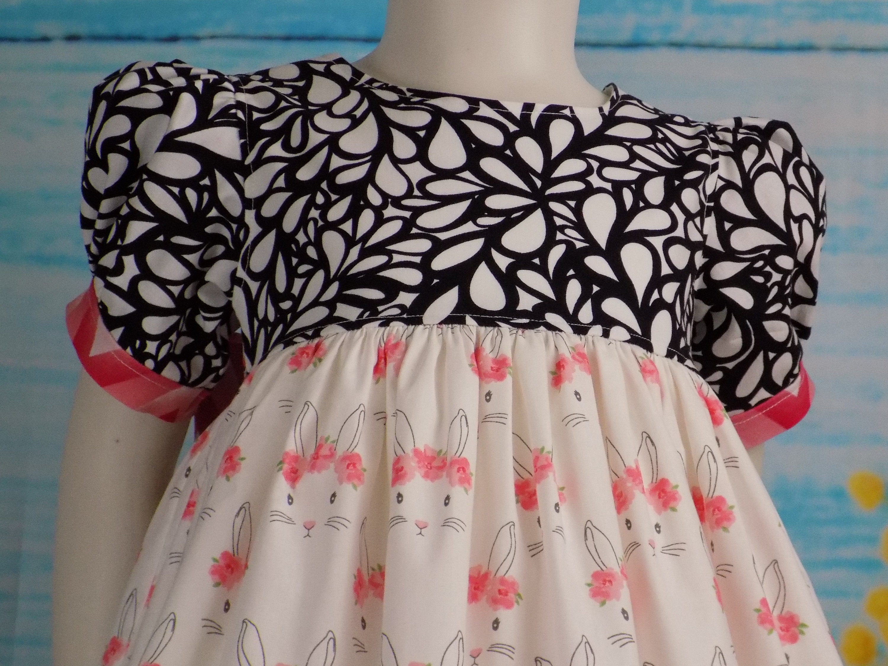 5T Girl Bunny Dress READY to SHIP Girls Easter Dress | Etsy