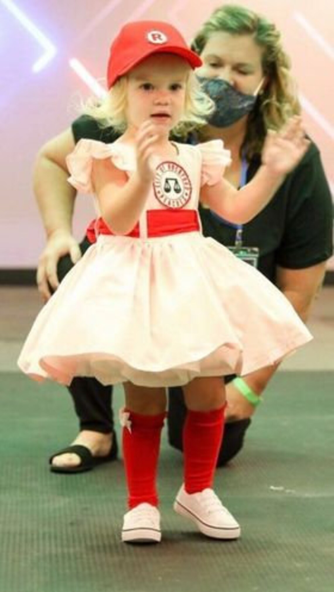 Baseball Dress Girls Peach Red Uniform Costume Pageant - Etsy